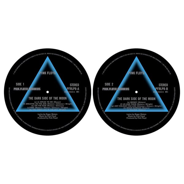 Pink Floyd Turntable Slipmat Set: Dark Side Of The Moon (Retail Pack ...