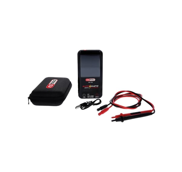 Automatisk digital multimeter med testkablar, KS Tools | CDON
