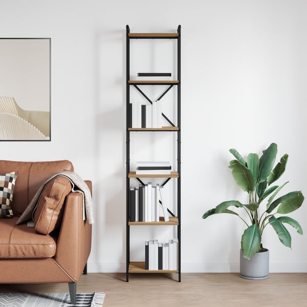 Hyllsystem Artisan Ek 40 x 30 x 189,5 cm Konstruerat trä | CDON