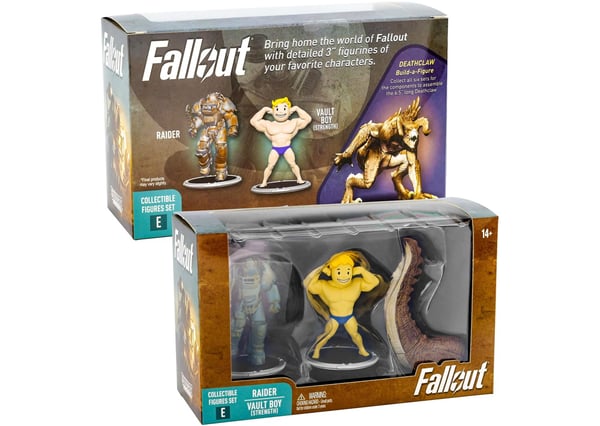 Fallout Figures Set E: Raider/Vault Boy (Strength) | CDON