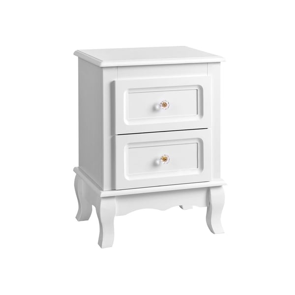 Rootz sängbord set - 2 lådor - Snygg design - Golvglidare - Stort ...