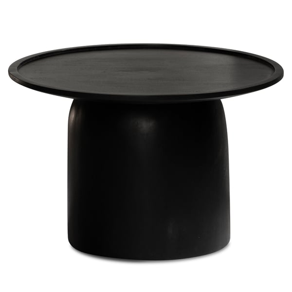 Rootz Modern Design Sofabord - Rundt bord - Tromlestel - Håndlavet ...