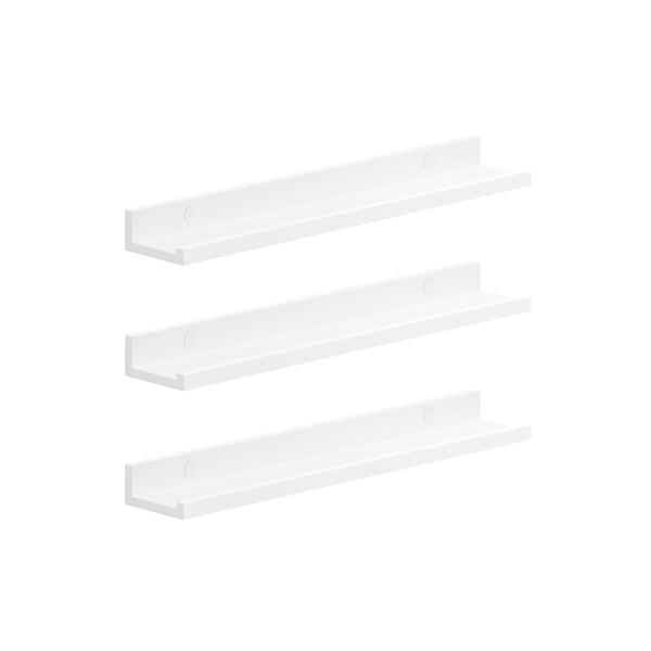 Rootz White Wall Hyll Set - Flytande hyllor - MDF - Lätt - Enkel ...