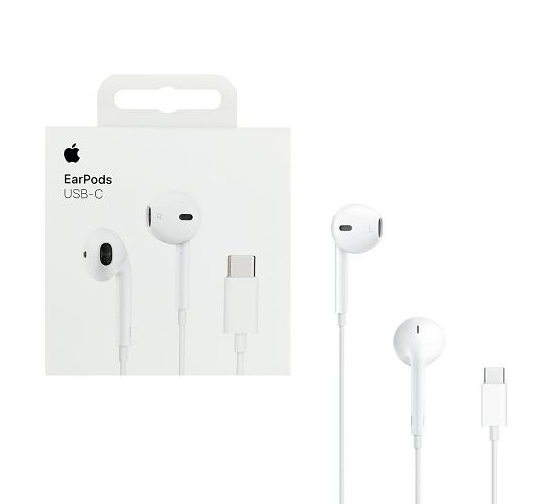 Original Apple Earpods med mikrofon och fjärrkontroll - USB-C | CDON