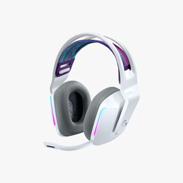 Logitech G733 Lightspeed Wireless Gaming Headset, White | CDON