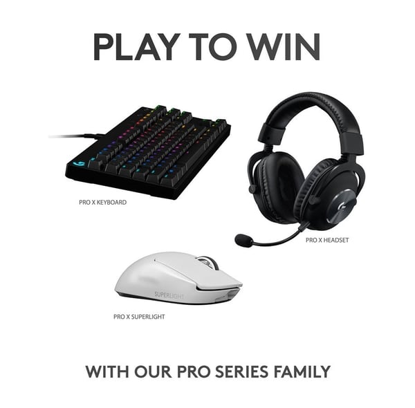 Logitech G PRO X Superlight Wireless Gaming Mouse, White | CDON