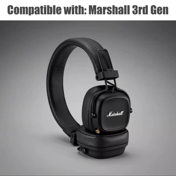 Korvatyynyt Marshall 3 Black Marshall 3rd Gen | CDON