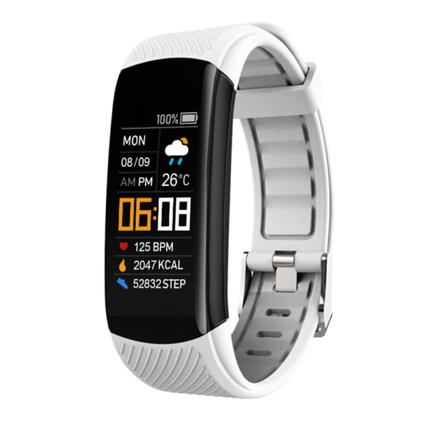 Aktivitetsarmband / Fitnessarmband / Pulsklocka White | CDON