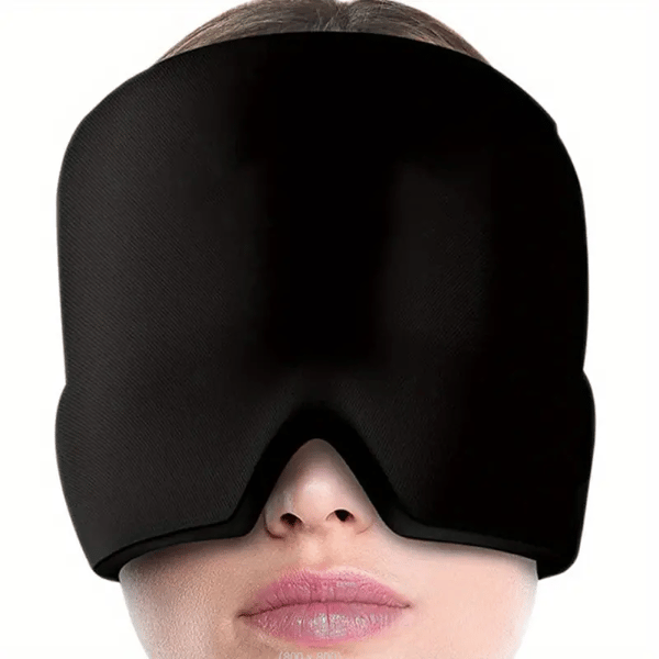 Kylmössa - Kylande gelmask mot huvudvärk/migrän Black | CDON