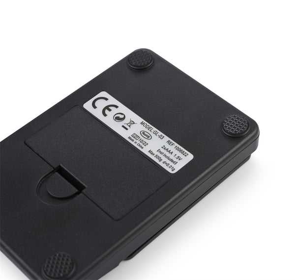Kannettava elektroninen vaaka, pieni kahvivaaka Black 500g / 0.1g M | CDON