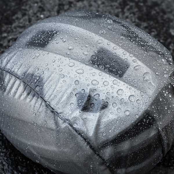 Reflekterande E-Mark motorcykelhjälm regnskydd (grå) | CDON