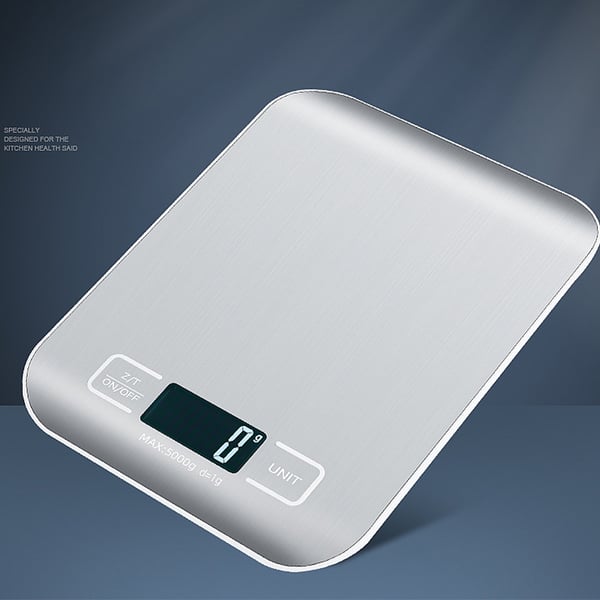 Keittiövaaka Elektroninen vaaka Ladattava ABS-materiaalista 5kg/1g | CDON