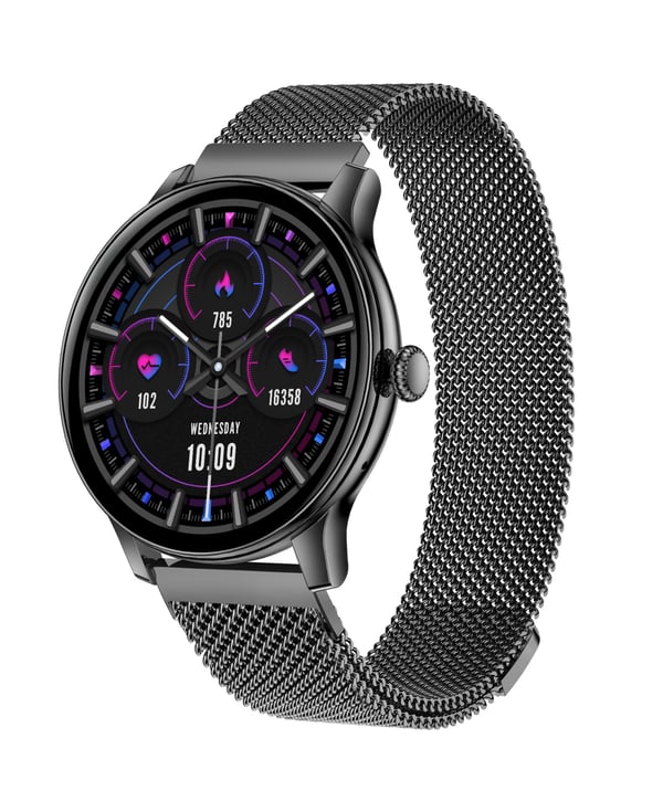 Smartwatch med Bluetooth-opkald, sundhedsovervågning og multi ...