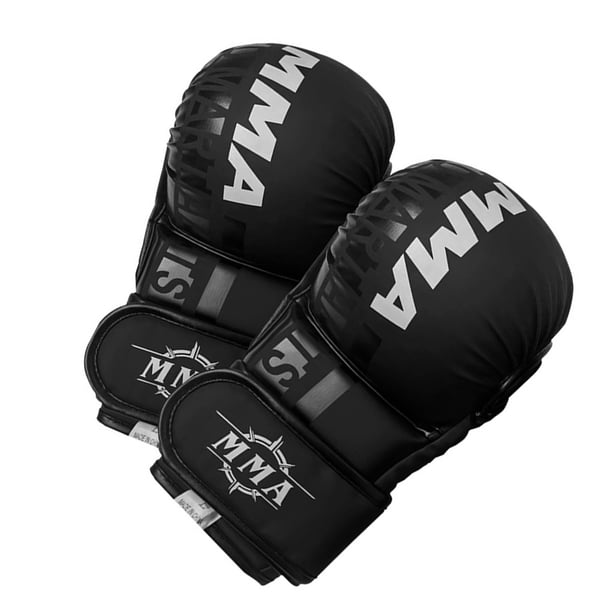 Halvfinger Boxhandskar - MMA Sparring, Slagsäck och Kickboxning Träning ...