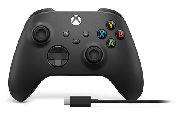 Microsoft Xbox Wireless Controller + USB-C Cable Svart Spelplatta ...