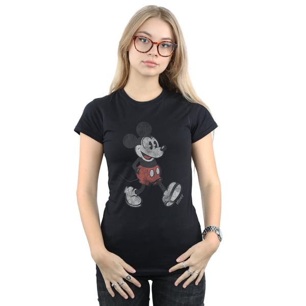 Disney Dam/Dam Walking Musse Pigg T-shirt i bomull | CDON