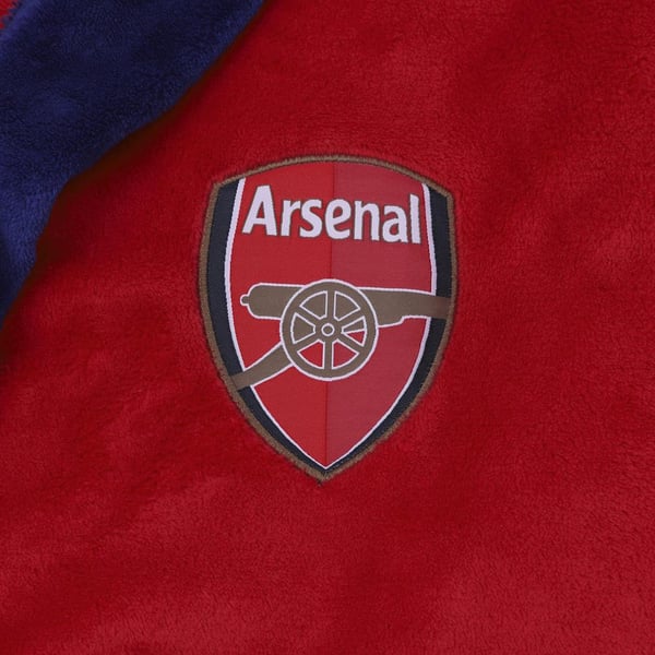 Arsenal FC Morgonrock i Fleece med Kontrasterande Kant för Herrar | CDON
