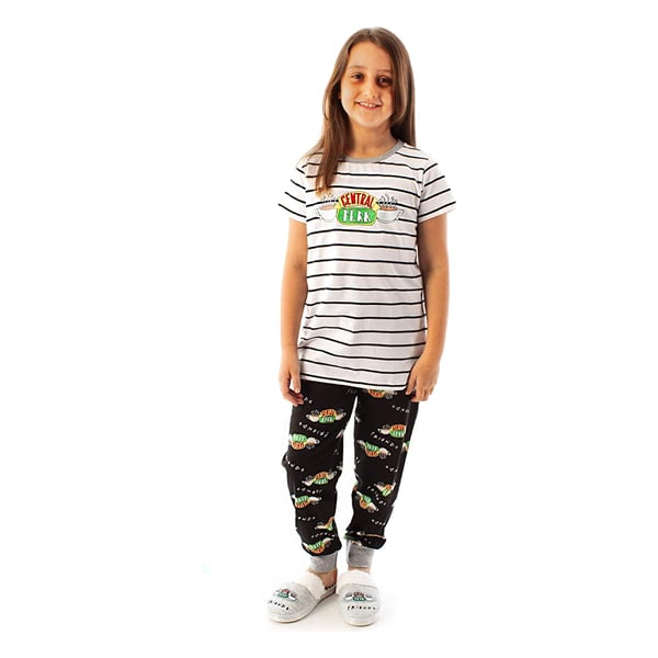 Friends Girls Central Perk Logo Lång Pyjamas Set | CDON