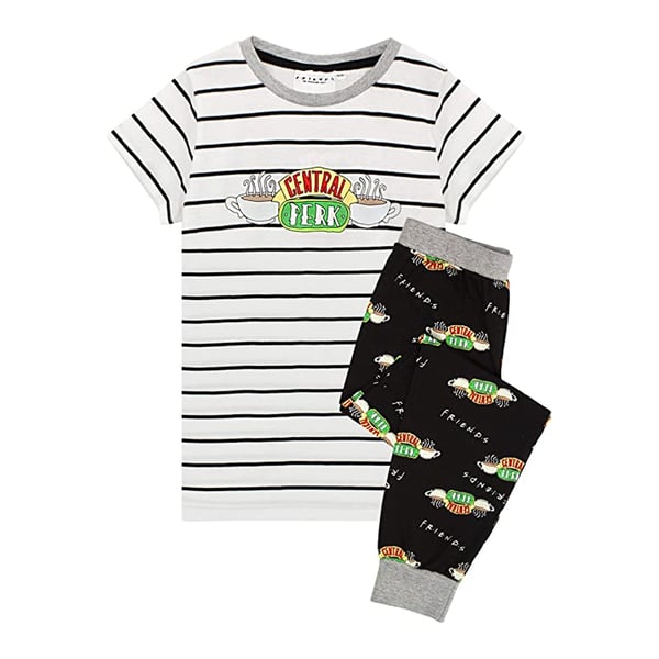 Friends Girls Central Perk Logo Lång Pyjamas Set | CDON