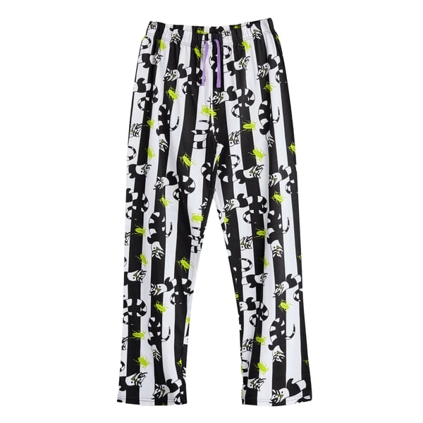 Beetlejuice Dam/Dam Logotyp Kortärmad Lång Pyjamas Set | CDON