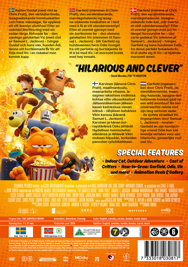 Katten Gustaf - Filmen (DVD) | CDON