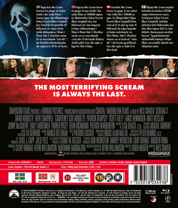 Scream 3 (Blu-ray) | CDON