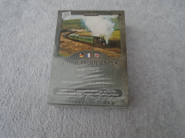 Railway Journeys - 3 DVD Bokssett: Rhine Express, Riviera Bound, Eng | CDON