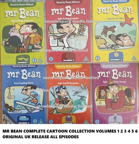 Mr. Bean Animerad: Komplett serie Volym 1-6 (46 avsnitt) DVD | CDON