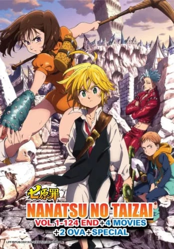 NANATSU NO TAIZAI COMPLETE BOX SET DVD (1-124 EPS+4 MOVIE+2 OVA+SP ...
