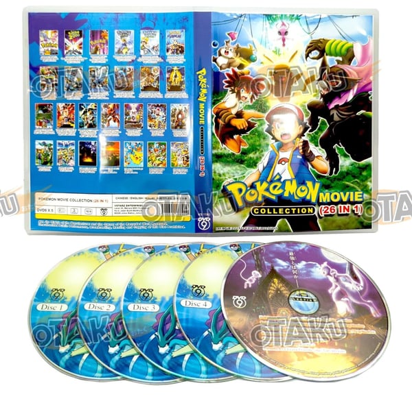 POKEMON MOVIE COLLECTION ( 26 IN 1 ) - ANIME MOVIE DVD (ENG SUB) Brand ...