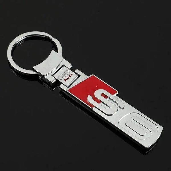 Alloy Car Keyring Holder Pendant for Audi Sline S3 S4 S5 S6 RS4 RS5 RS3 ...