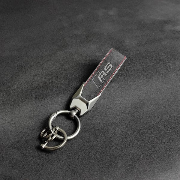 Suede Car Keyrings Keychain Key Rings Pendant Holder For Audi RS TT ...