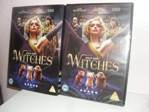 Roald Dahl's The Witches Dvd Anne Hathaway & Factory (2020) Brand New ...