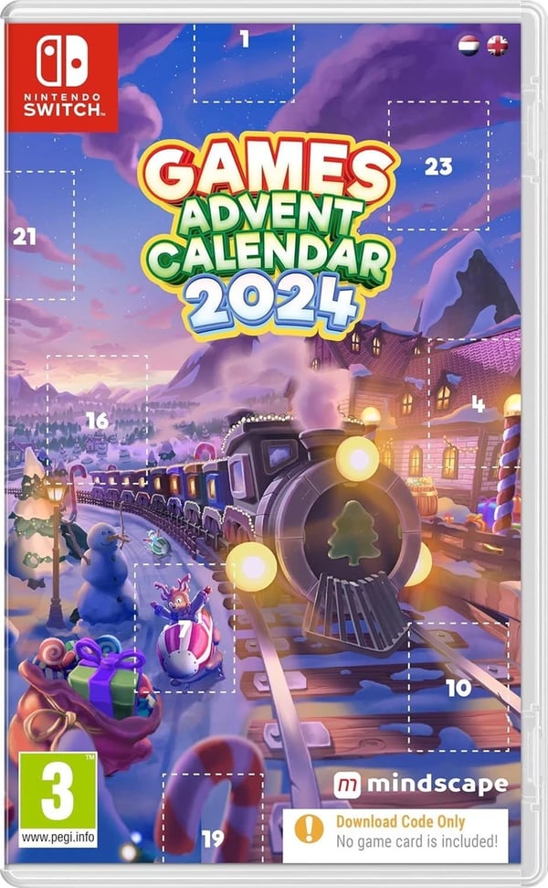 GAMES ADVENT CALENDAR 2024 SWITCH GAME (CODE IN A BOX) Brand New | CDON
