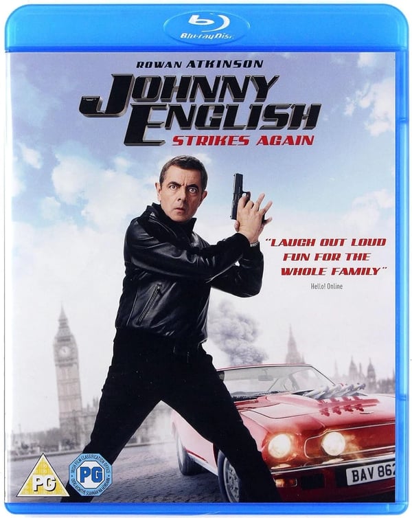 JOHNNY ENGLISH PART 3 Blu Ray Third MOVIE 3rd FILM johny johnny Strikes ...