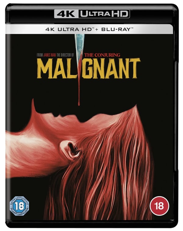 Malignant (4K UHD Bluray) Christian Clemenson Annabelle Wallis Jake ...