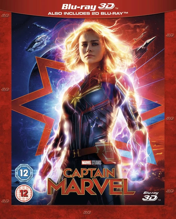 Captain Marvel (Bluray) Brie Larson Lee Pace Gemma Chan Mckenna Grace ...