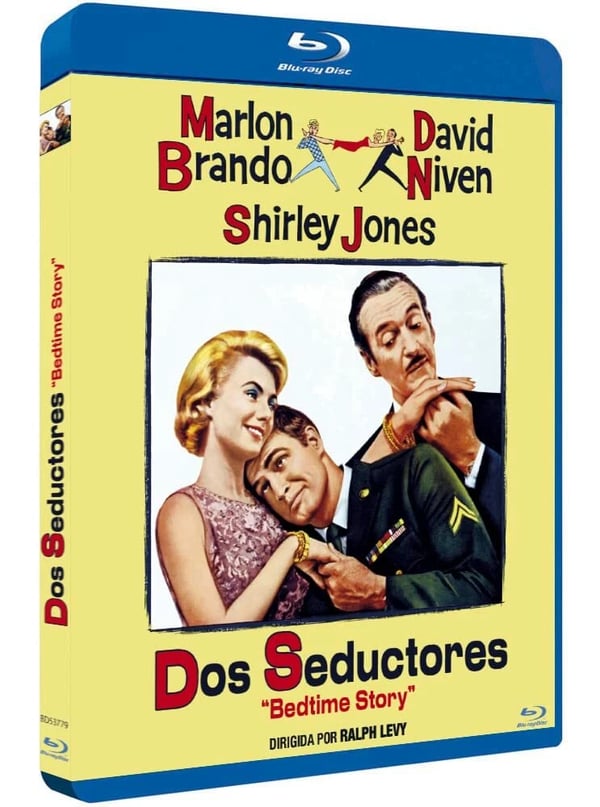 BEDTIME STORY (1964) BLU RAY MARLON BRANDO, DAVID NIVEN, SHIRLEY JONES ...
