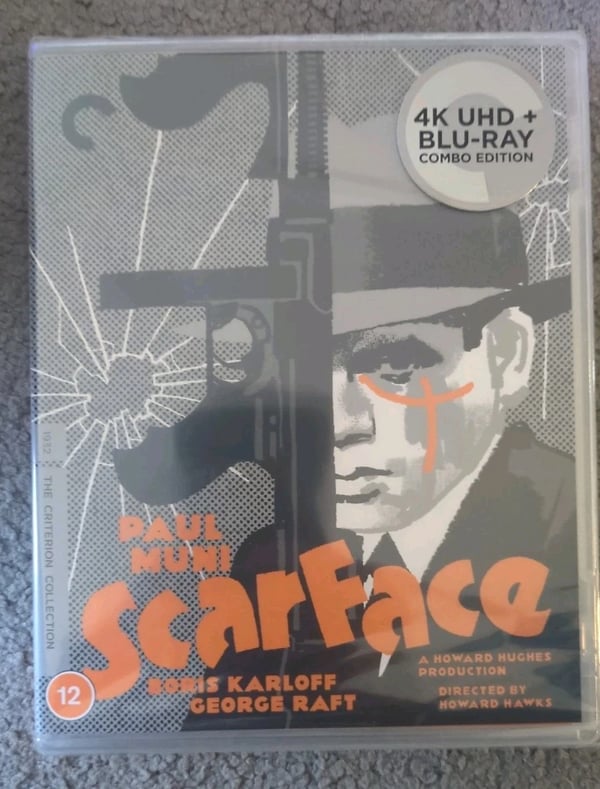 SCARFACE (1932) SPECIAL EDITION 4K UHD+BLU RAY CRITERION COLLECTION ...
