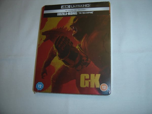 Godzilla X Kong The Empire Red/Yellow Version 4K Bluray Steelbook Brand ...
