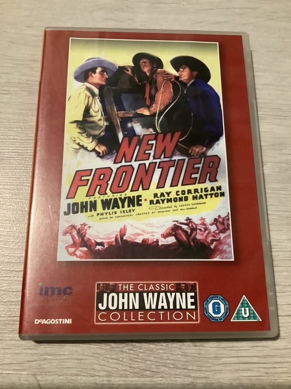 frontier - ( western ) - JOHN WAYNE - DeAGOSTINI edition DVD Brand New ...
