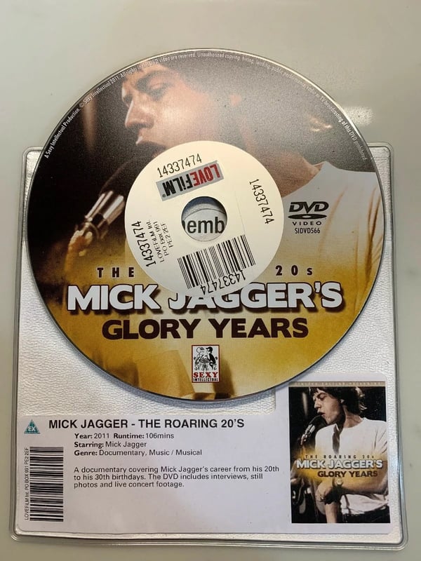 Mick Jagger's Glory Years - The Roaring 20s DISC ONLY Rock music ...