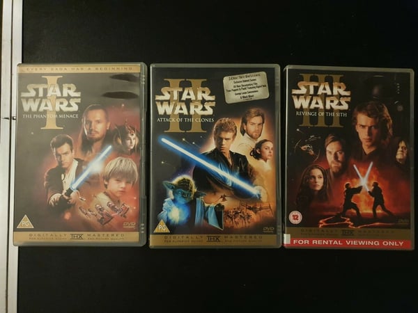 Star wars prequel trilogy dvds DVD Brand New | CDON