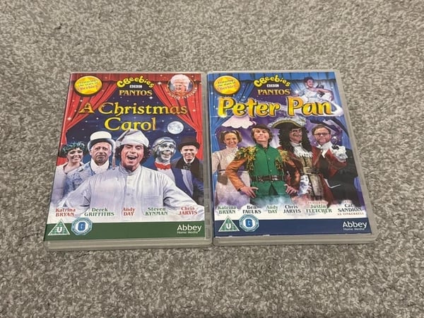 CBeebies panto Peter Pan and a Christmas carol DVD Brand New | CDON