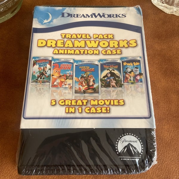 DreamWorks -Travel Pack -5 Dream Works Animation + Case DVD Brand New ...