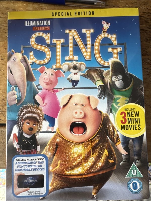 Sing Special Edition med Tre Minifilm Børn DVD | CDON
