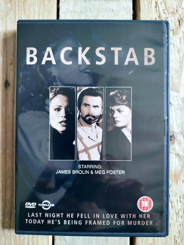 Back Stab - Thriller av Jim Kaufman med James Brolin (1990) DVD | CDON