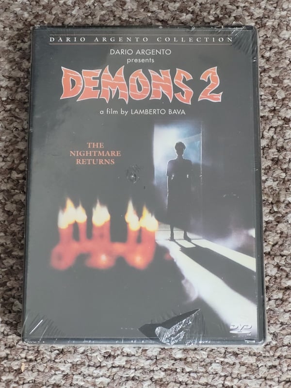 Demons 2 - Dario Argento Collection ANCHOR BAY UNCUT VERSION DVD Brand ...