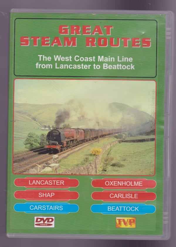 Great Steam Routes Railway: West Coast Main Line (TVP DVD) | CDON