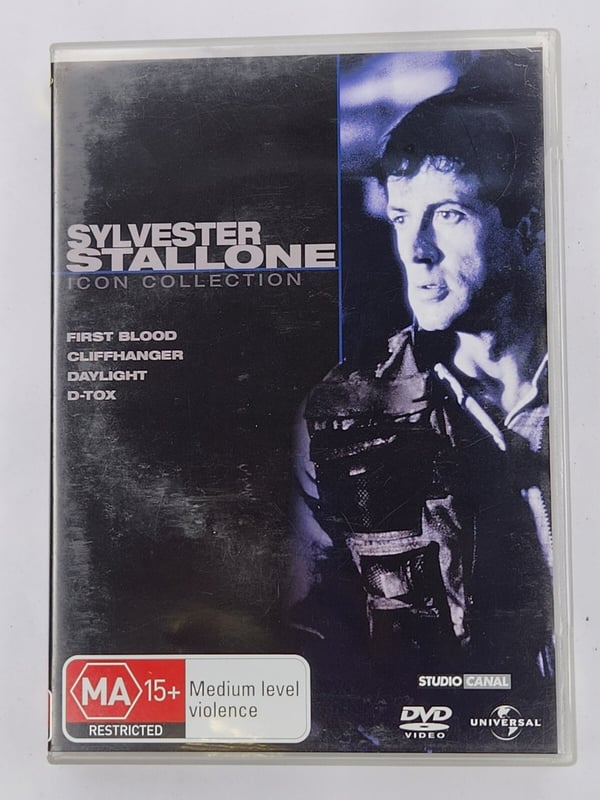 Sylvester Stallone Icon Collection First Blood Cliffhanger D-Tox ...